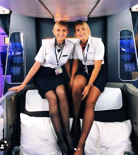 British Airways Cabin Crew Young Marilyn Monroe Flight Girls Airline Uniforms Flight