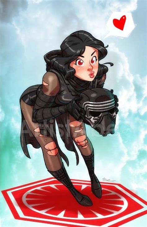 11x17 Color Print Printed On Glossy Cover Paper Kylo Ren Star Wars Characters Female