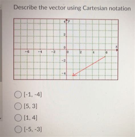 solved describe the vector using cartesian notation 0 10 2
