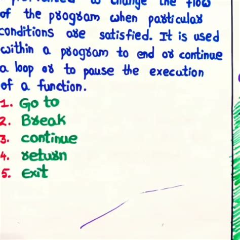 Control Statements In C Programming Jumping Statements Part 17 Lahari