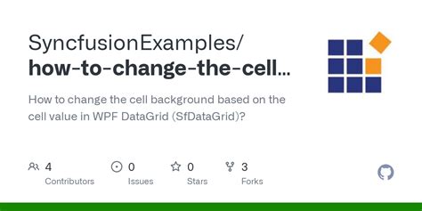 GitHub SyncfusionExamples How To Change The Cell Background Based On