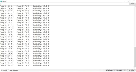 Interfacing MTH02 Temperature And Humidity Sensor With Arduino