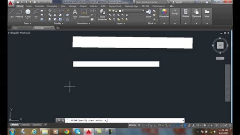 how to draw polyline in autocad