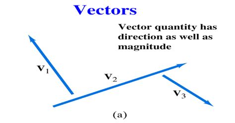 vectors vector quantity has direction as well as magnitude