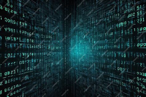 premium ai image binary code background abstract technology digital binary data and secure