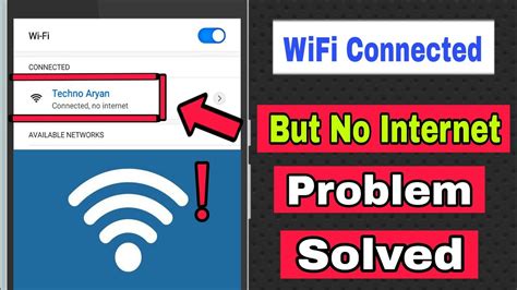 How To Fix Wifi Connected But No Internet Access On Android Wifi