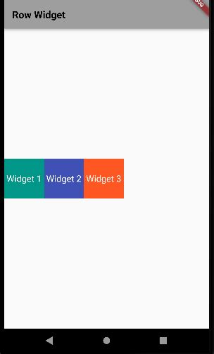 Rows And Columns In Flutter Flutter Gurus