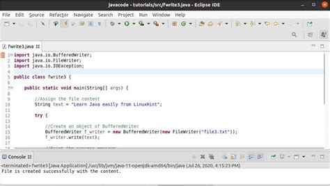 how to create and read file in java