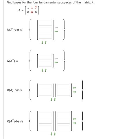 solved find bases for the four fundamental subspaces of the