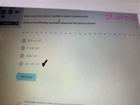 solved 1000 seven more than twice a number is equal to