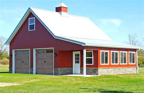 12 Pole Barn Plans With Lofts Twelve Optional Layouts Complete Construction Blueprints Etsy