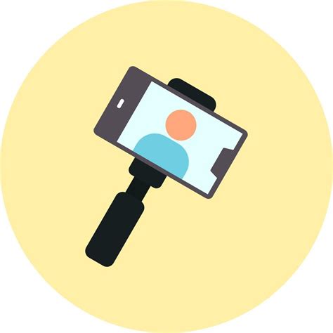 Selfie Stick Vector Icon 16524842 Vector Art At Vecteezy