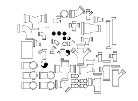 Cad Pipe Blocks