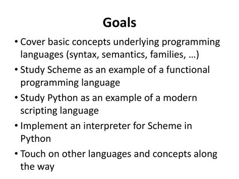 principles of programming languages cmsc 331 spring ppt download