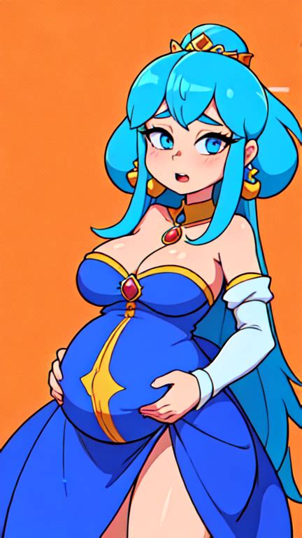 Blue Pregnant Princess By Sonicmanv2 On Deviantart