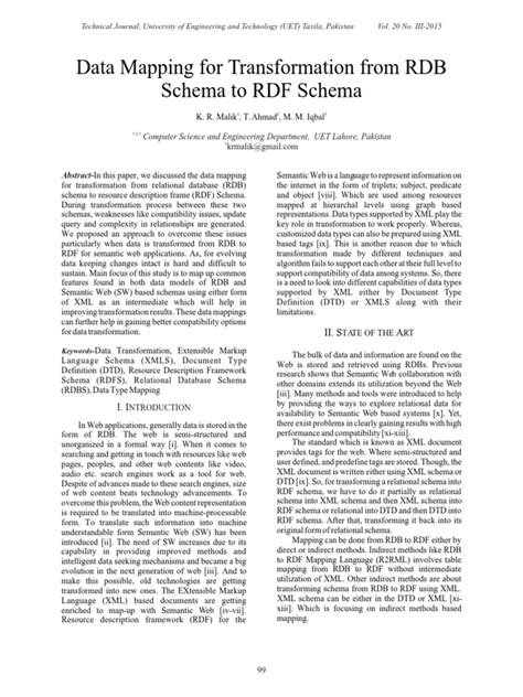 12 data mapping for transformation from rdb schema to rdf schema pdf xml schema xml