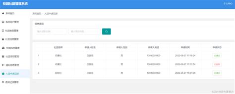 基于springboot vue的校园社团管理系统（java毕业设计） 基于springboot vue的校园社团管理系统 java毕业设计 下载 csdn博客