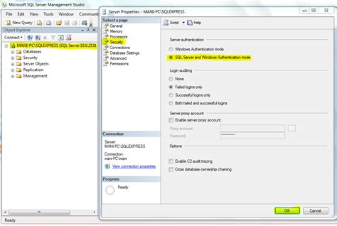 Enable Sql Authentication In Sql Server ~ Automation Tutorials