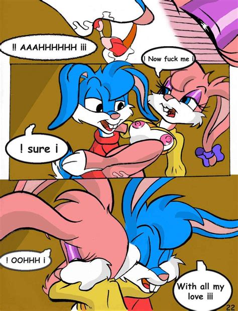 Rule 34 Anthro Babs Bunny Buster Bunny Comic Female Fur Furry Male Mammal Missionary