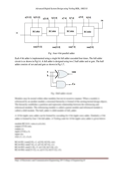 SOLUTION Advanced Digital System Design Using Verilog Hdl Studypool