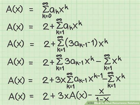 5 ways to solve recurrence relations wikihow