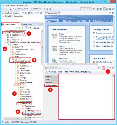 How To View And Edit Table And Column Comments With Ibm Data Studio