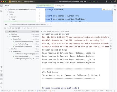 Selenium Webdriver Cross Browser Testing