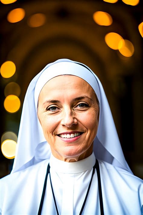 Download Nun Happy Portrait Royalty Free Stock Illustration Image Pixabay