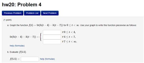 solved hw20 problem 4 previous problem problem list next