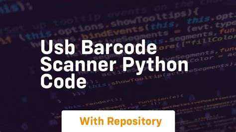 Usb Barcode Scanner Python Code YouTube