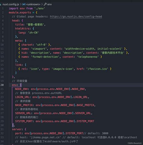 实测nuxt js入坑，配置dev、test、pro三种环境的变量env nuxt dev csdn博客