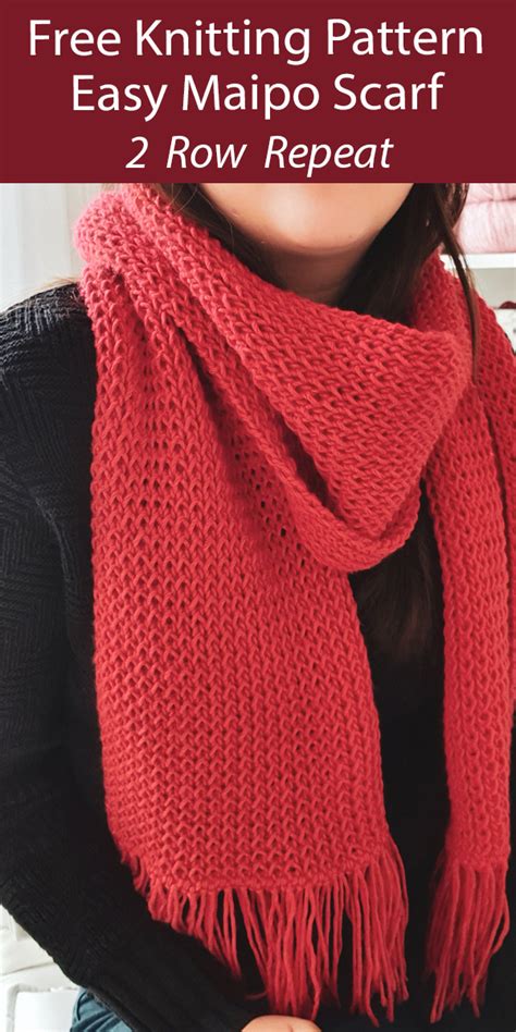 Knitting Patterns Scarf Beginners