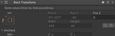 c how to drive rect transform on unity stack overflow