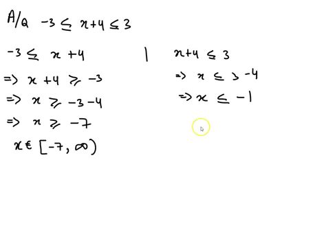 solved solve and write interval notation for the solution set then graph the solution set 3