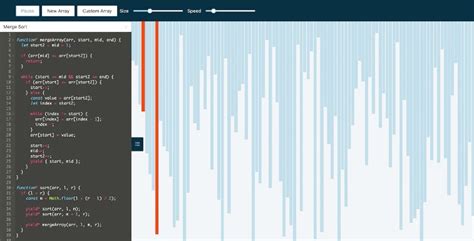 a cool sorting visualizer where you can edit the algorithms