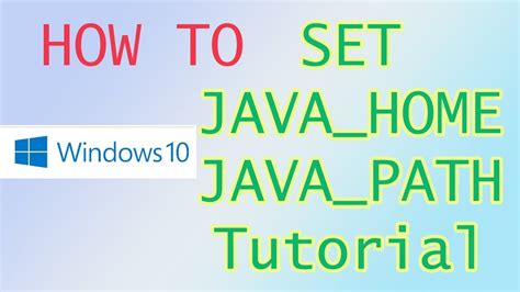 how to set java path environment variables in windows pc youtube