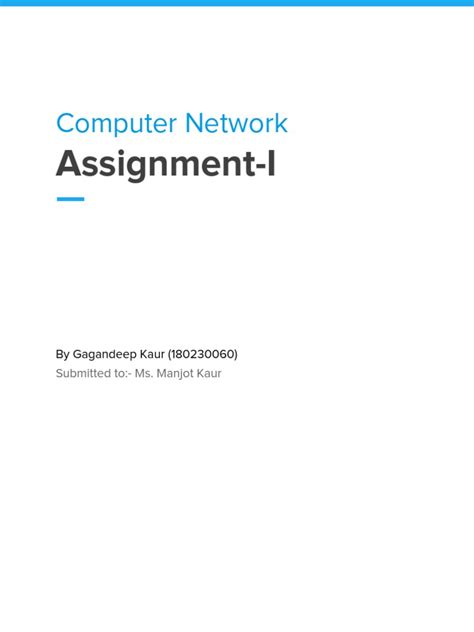 computer network assignment analysis pdf osi model internet protocol suite