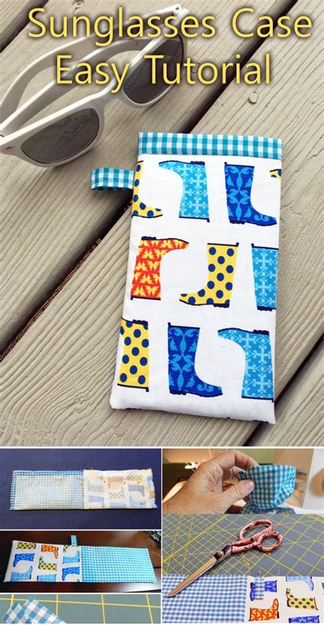 Simple Enough For A First Project The Sew Easy Sunglasses Case Builds Basic Skills And Results