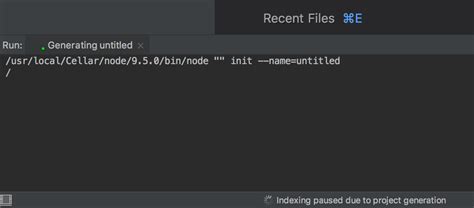 node js stuck creating new ember project in webstorm with ember js plugin stack overflow