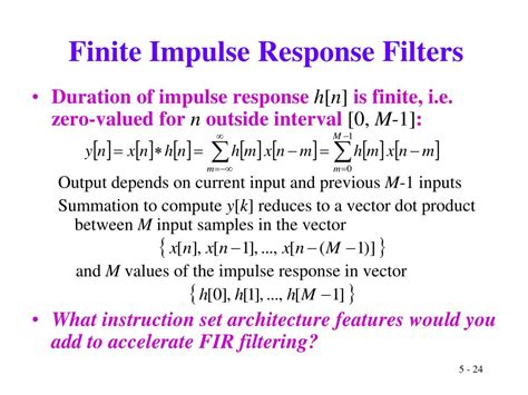 ppt finite impulse response filters powerpoint presentation free download id 5636493