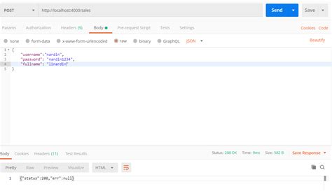 node js no response from mysql database in post data using nodejs stack overflow