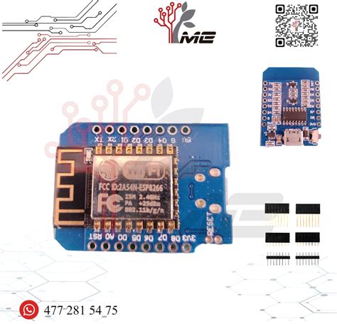Wemos D1 Mini Módulo WiFi ESP8266 Corto Circuito