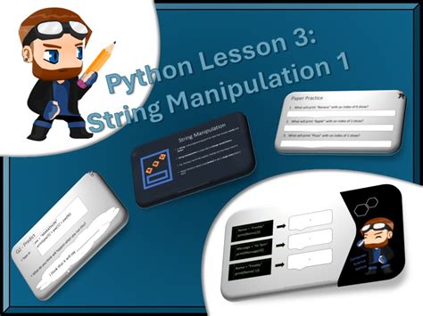 Python 3 String Manipulation 1 Teaching Resources