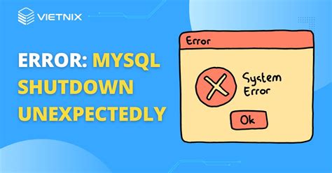 3 cách sửa lỗi error mysql shutdown unexpectedly trên xampp