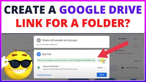 How To Create A Google Drive Link For A Folder YouTube