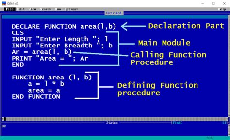 function procedure qbasic hot sex picture