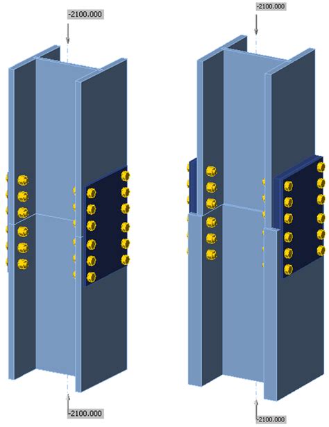 Bolted Wide Flange Splice Connections AISC IDEA StatiCa