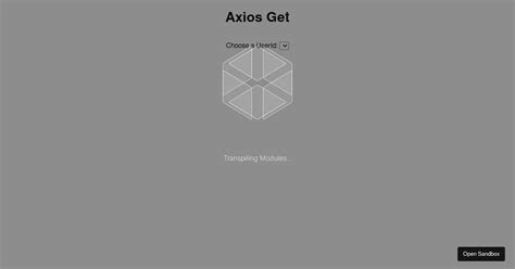 Axios Get Codesandbox