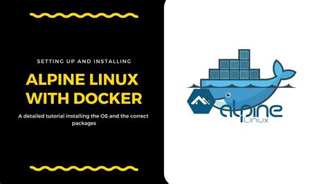 Alpine Linux And Docker Installation 2019 YouTube