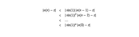 question corner limit of the sequence a n cos a n 1